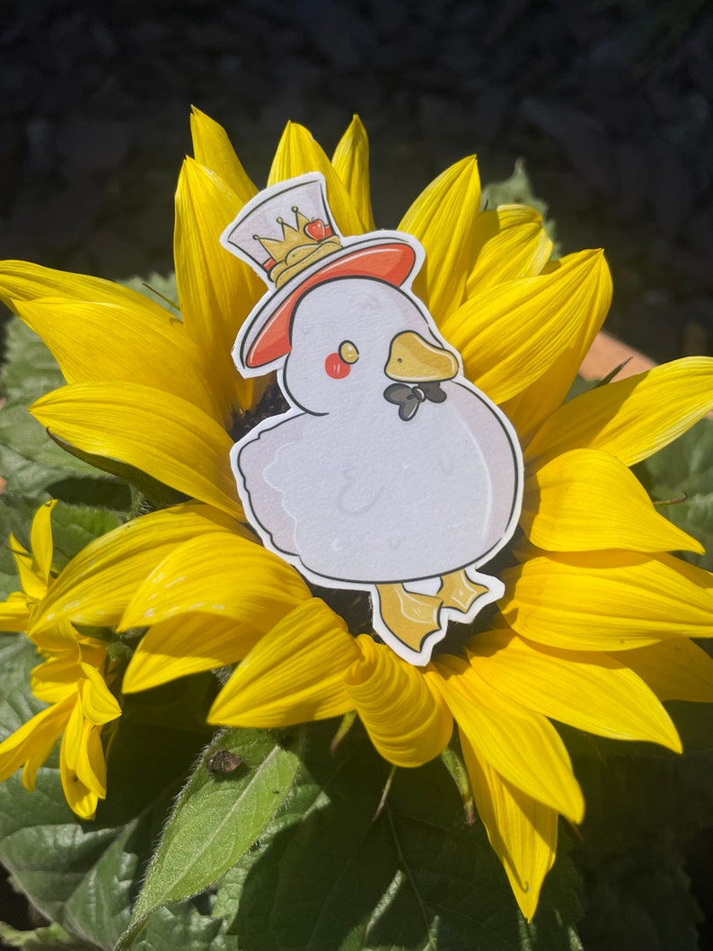 Hazbin Hotel Lucifer Duck Sticker - Etsy