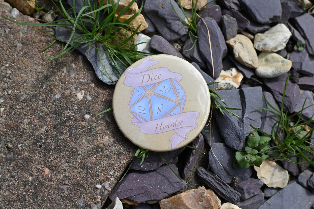 Dice Hoarder Dnd Bin Badge - Etsy