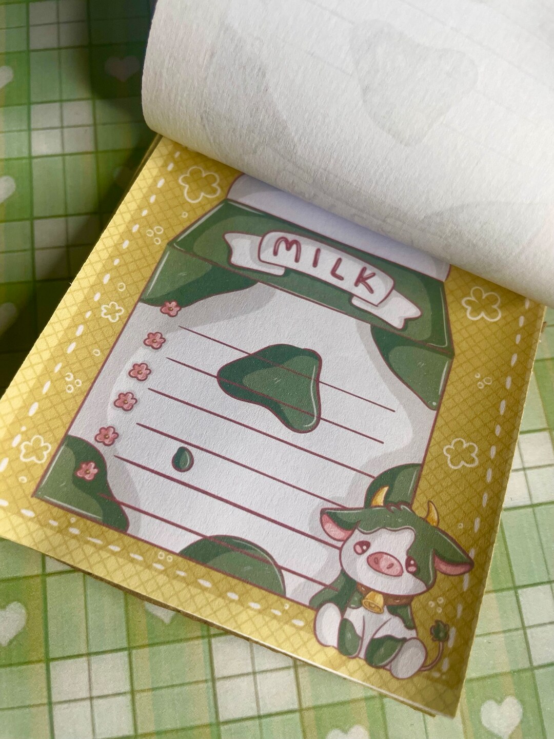 Cute Cow Checklist Notepad - Etsy