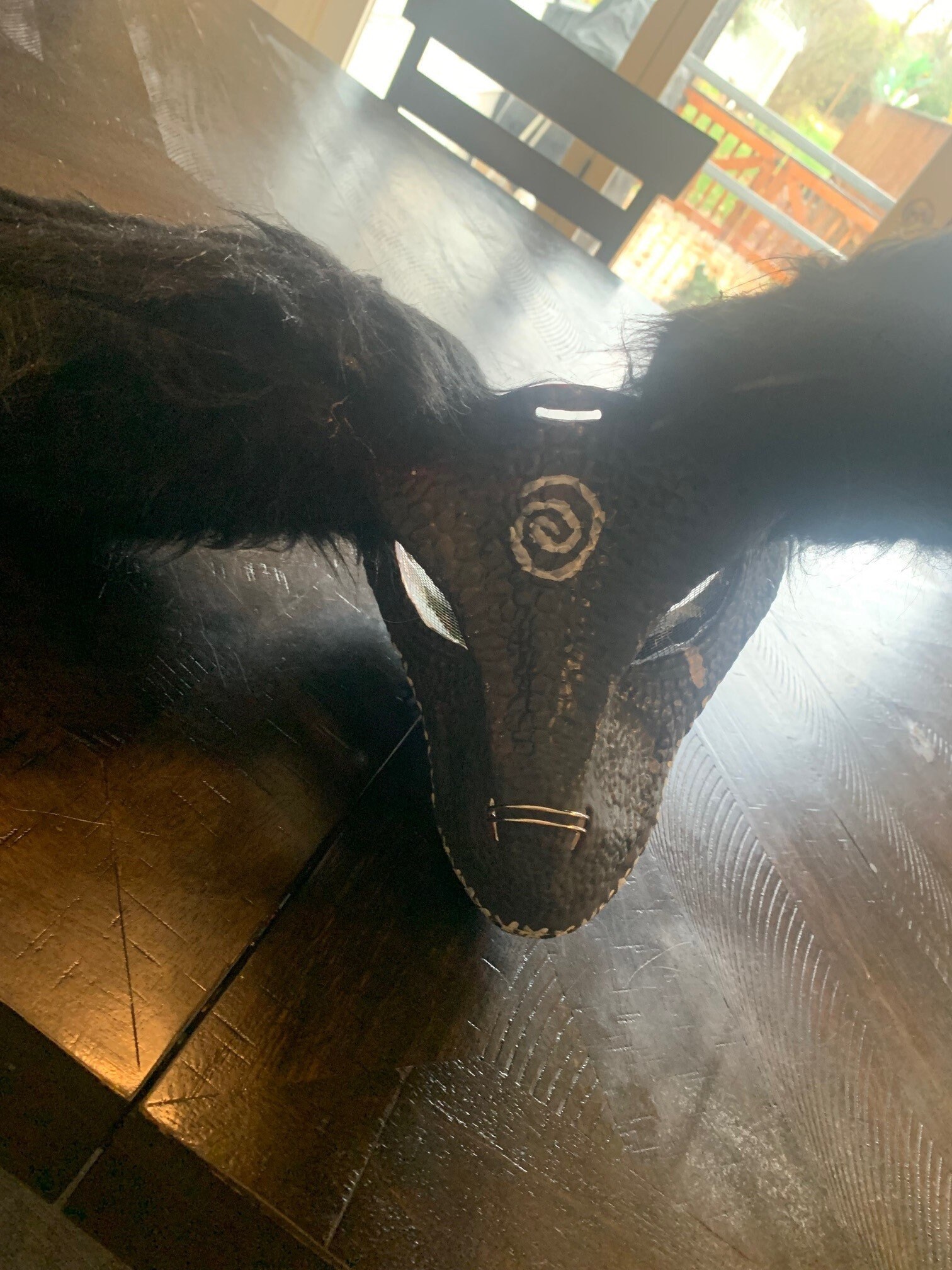 Fluffy Scar Dino Mask - Etsy