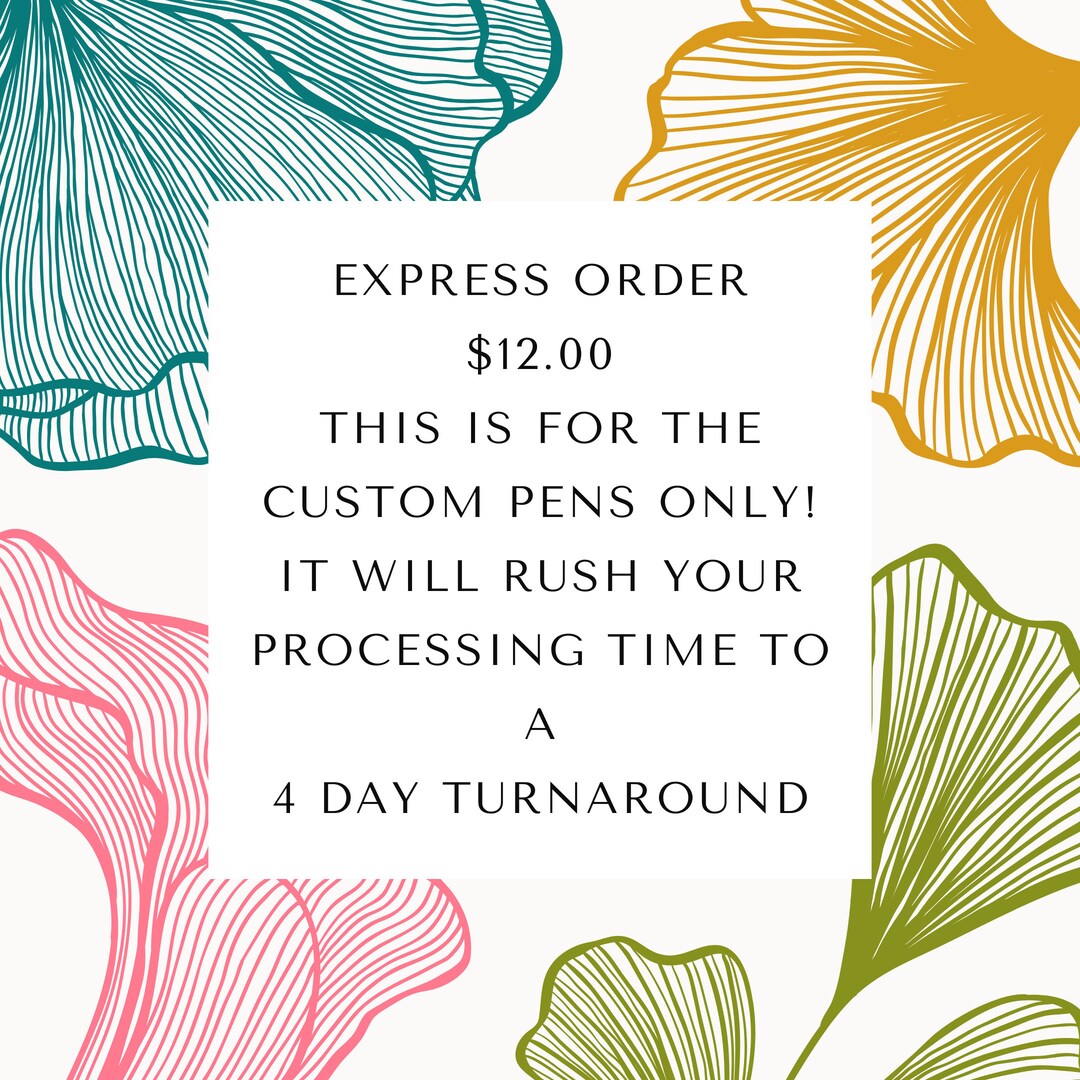 Express Order Processing - Etsy