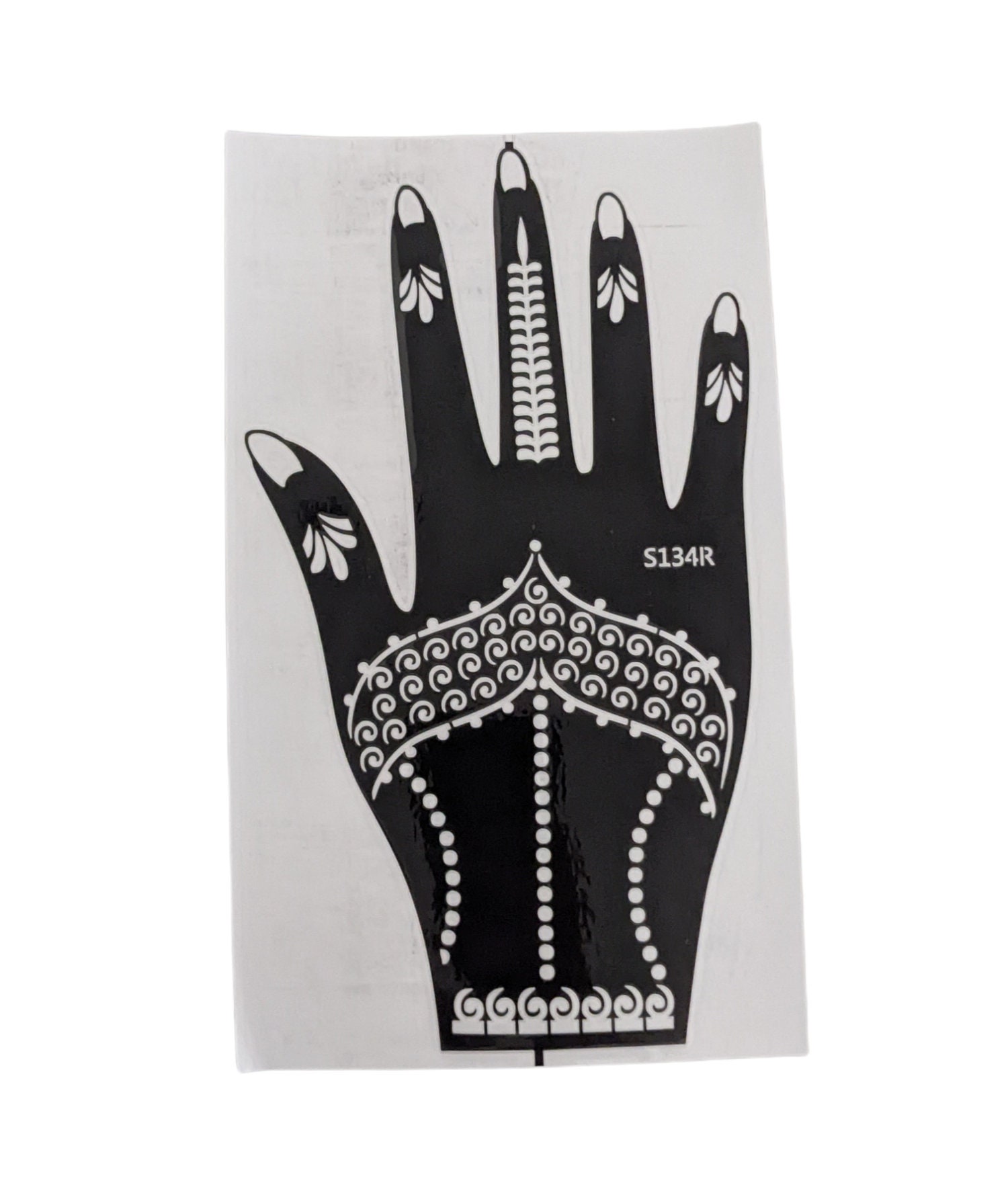 Reusable Mix and Match Henna Stencils for Hands | DIY Tattoo Stencils ...
