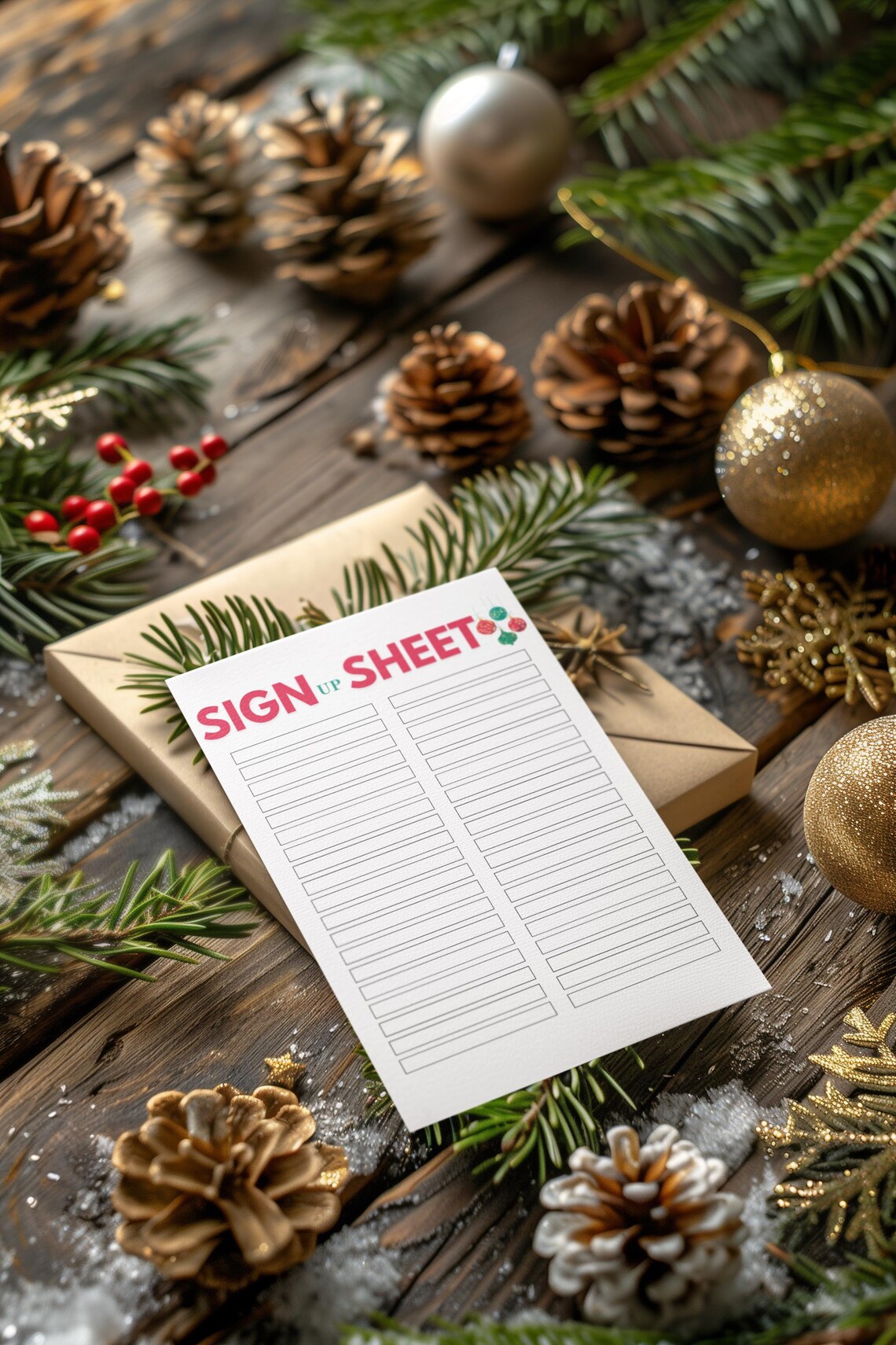 Secret Santa Organizer Kit , Secret Santa Gift Exchange, Santa Survey ...