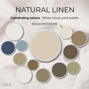 Natural Linen Benjamin Moore – Warm Neutral Whole House Color Scheme ...