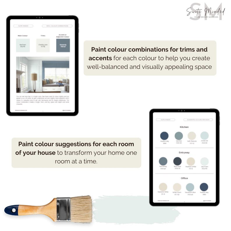 Hamptons Color Palette Benjamin Moore Whole House Paint Palette Blue ...