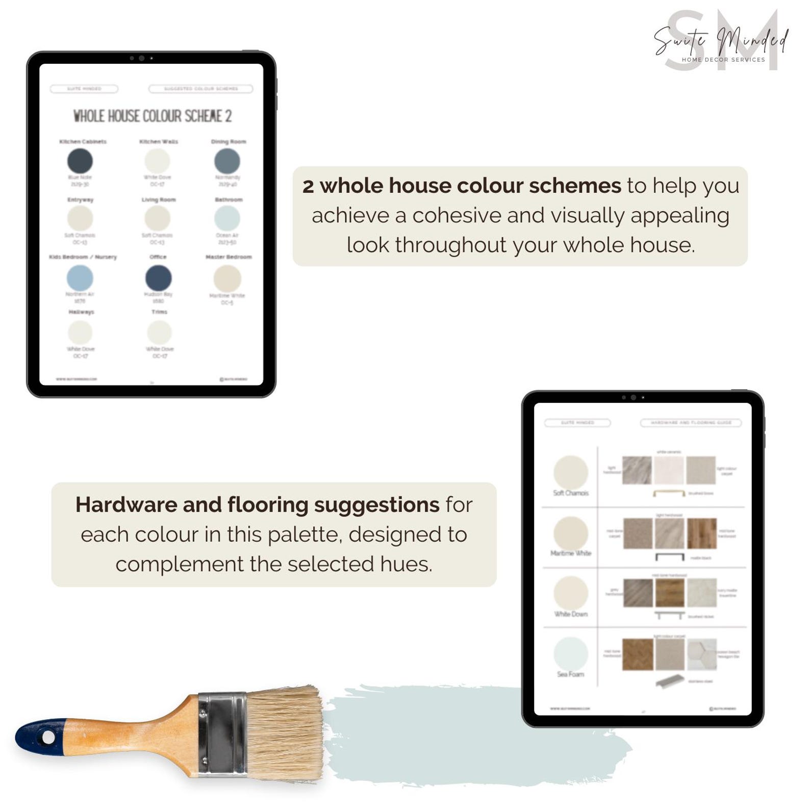 Hamptons Color Palette Benjamin Moore Whole House Paint Palette Blue ...