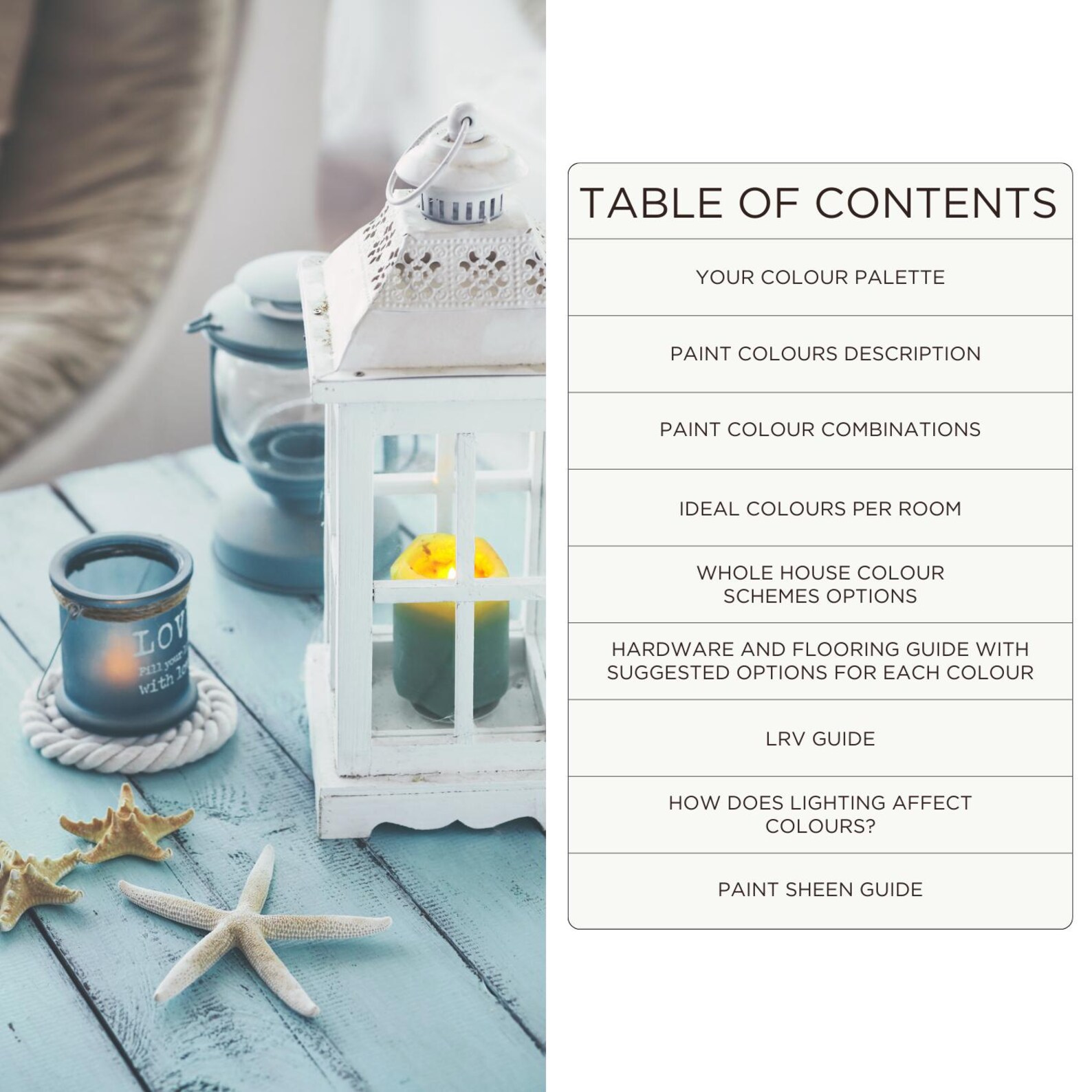 Hamptons Color Palette Benjamin Moore Whole House Paint Palette Blue ...