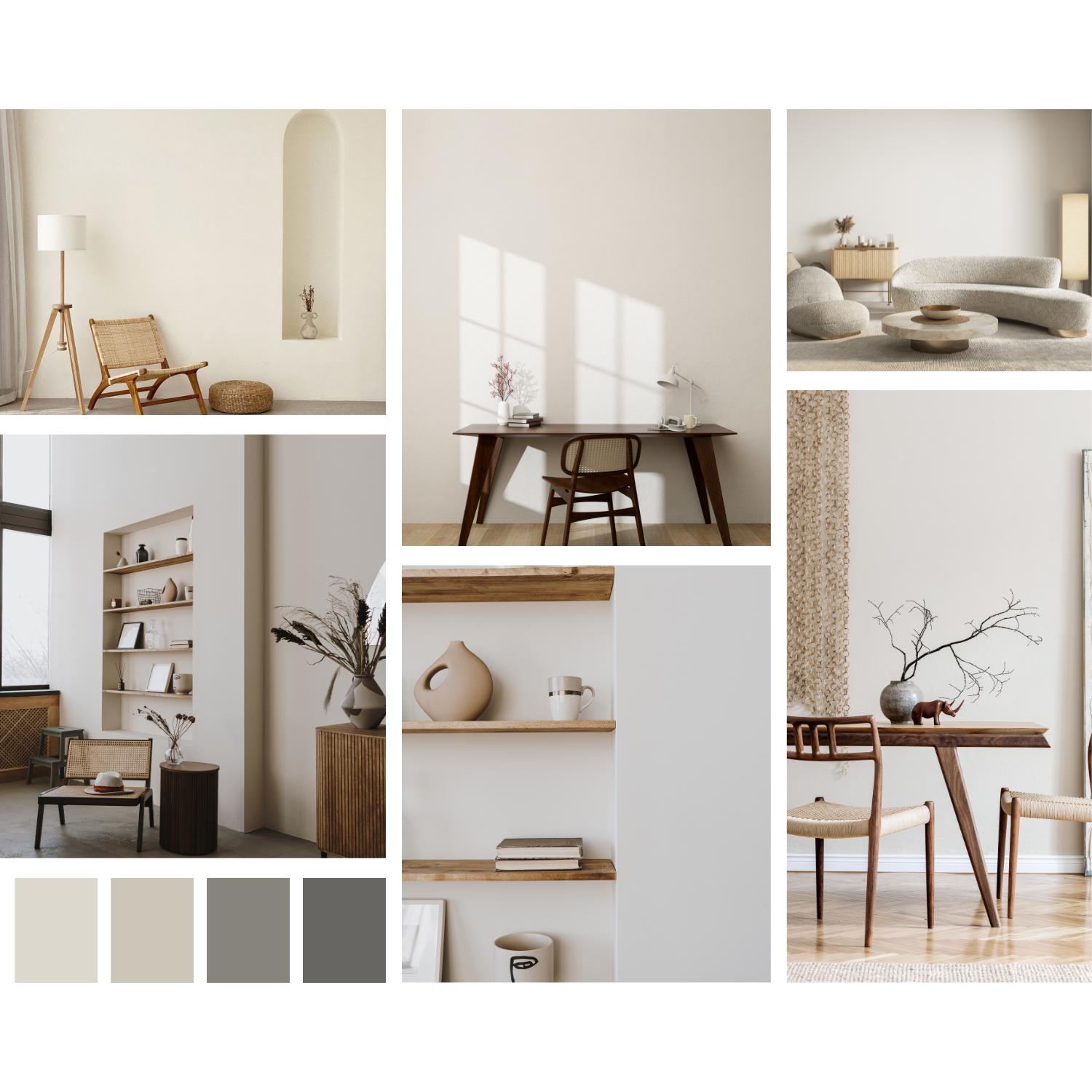 Pale Oak Coordinating Colors Benjamin Moore Whole House Color Palette ...