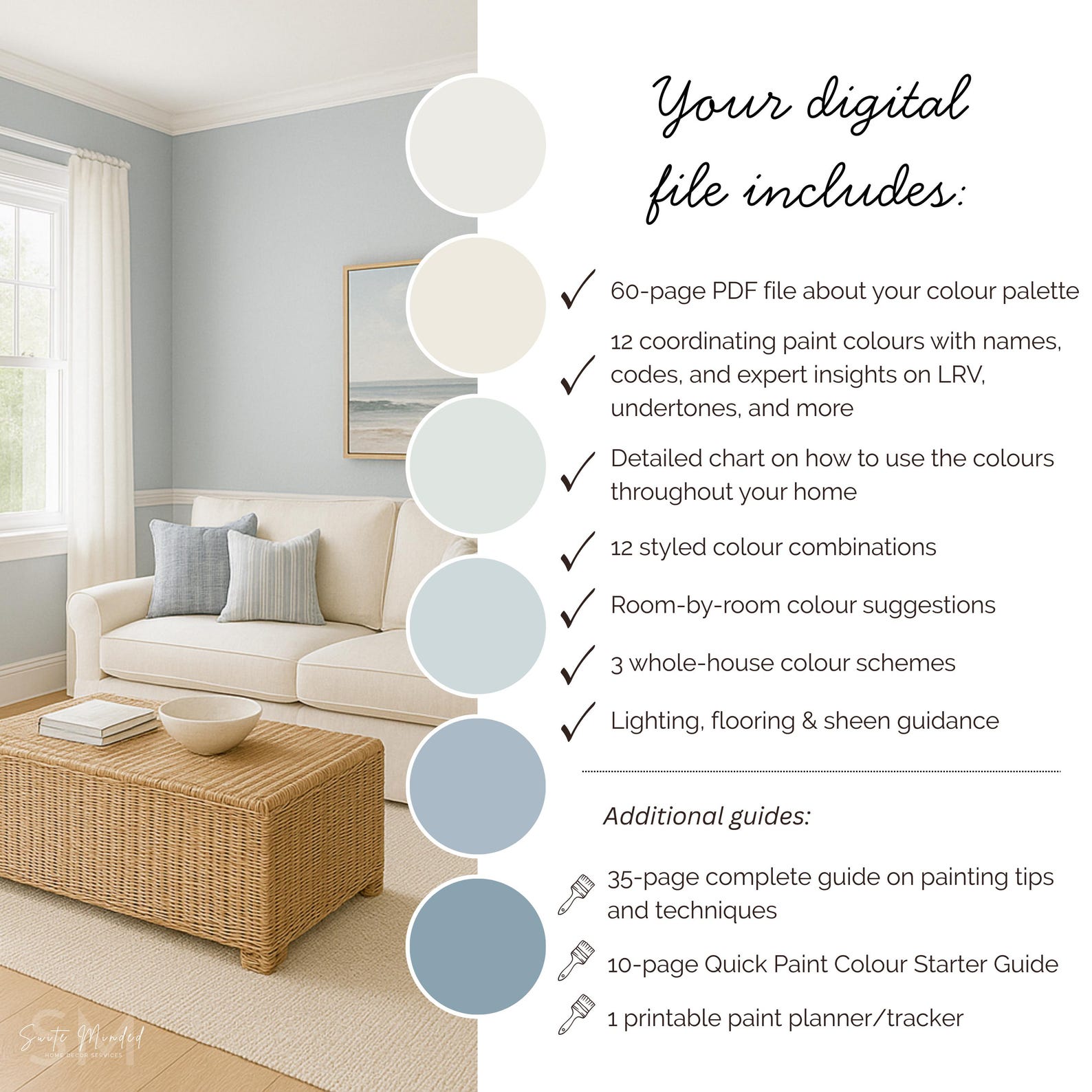 Beach House Sherwin-williams Home Color Palette | Coordinating Colors ...