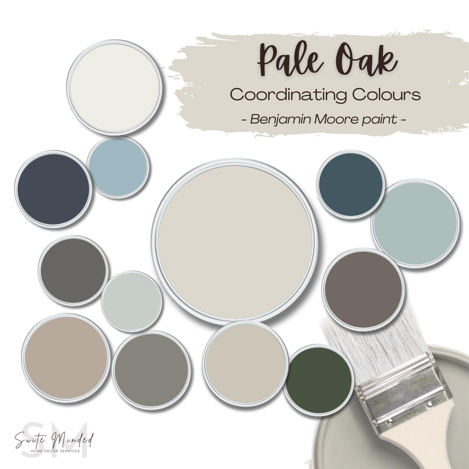 Pale Oak Coordinating Colors Benjamin Moore Whole House Color Palette ...