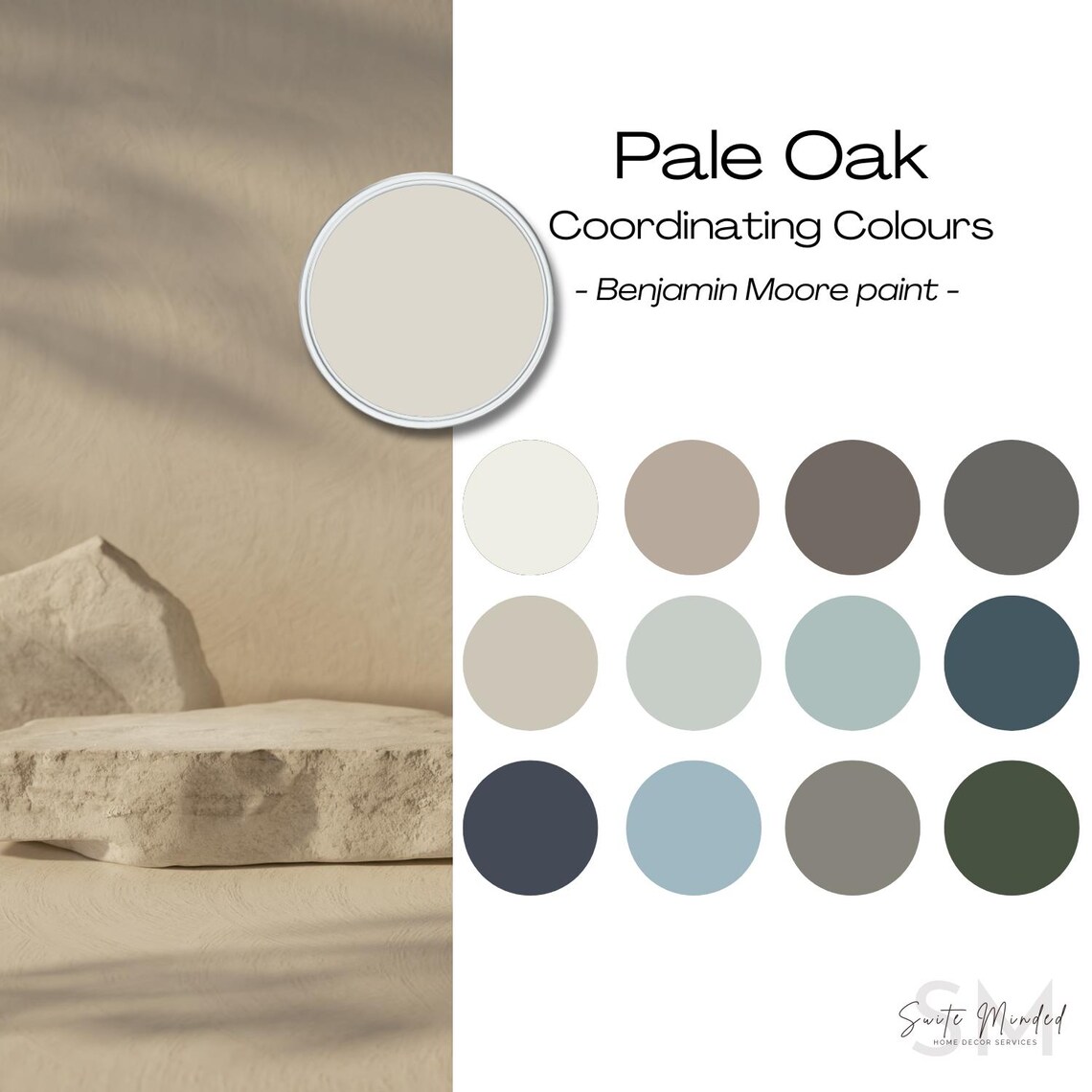 Pale Oak Coordinating Colors Benjamin Moore Whole House Color Palette ...