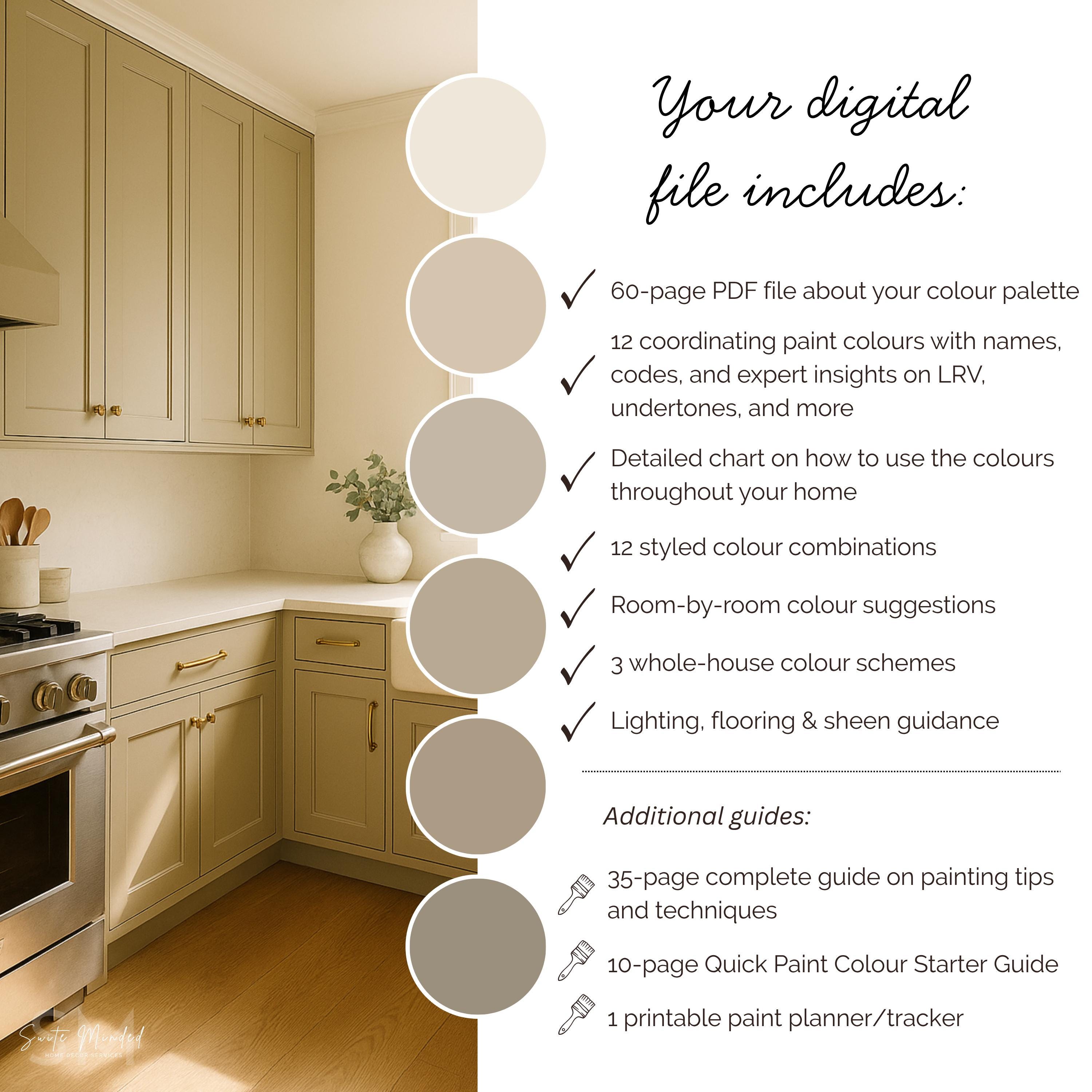 Creamy SW 7012 Sherwin-williams Paint Color Palette | Whole House ...