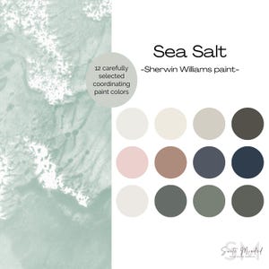 Sherwin Williams Sea Salt Pallette - Etsy