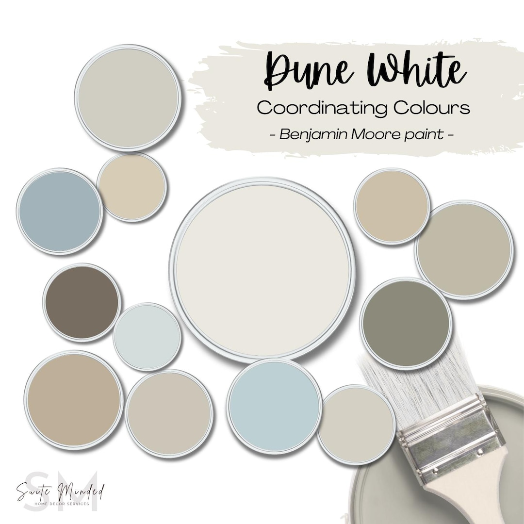 Dune White Benjamin Moore Coordinating Paint Colours - Whole House ...