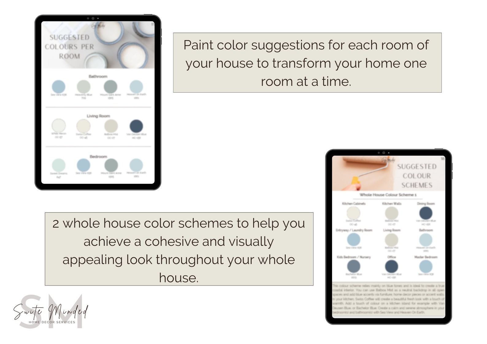 Hamptons Color Palette Benjamin Moore Whole House Paint Palette Blue ...