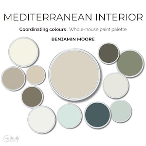 Mediterranean Interior Benjamin Moore Paint Colors - Whole House Color ...