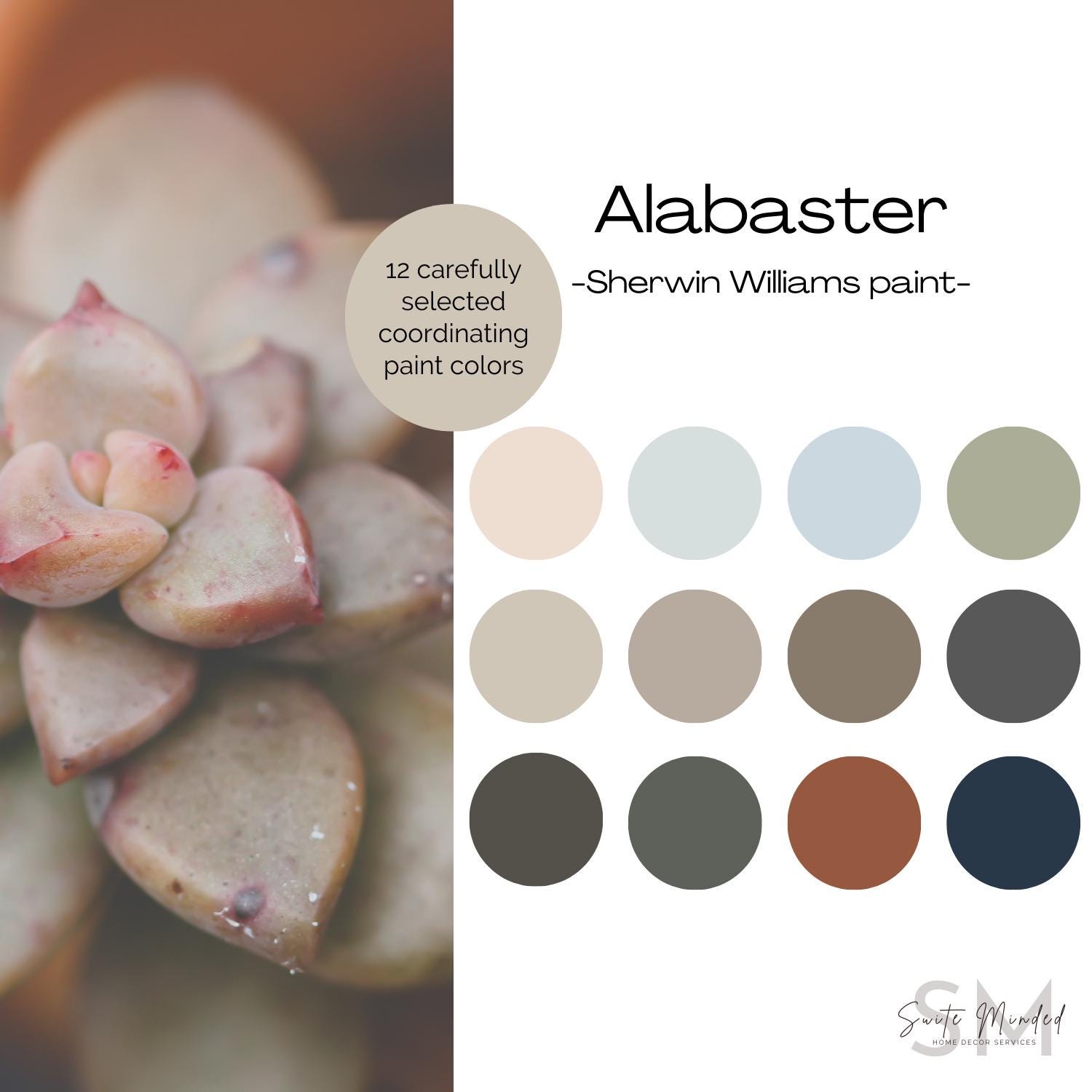 Alabaster Coordinating Colors Sherwin Williams Paint Whole House Colour ...