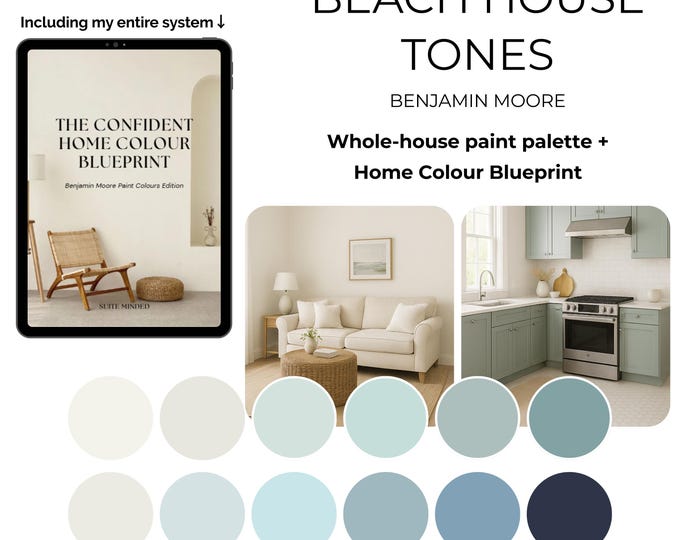 North Sea BENJAMIN MOORE Color Palette: Coastal Whole House Color ...