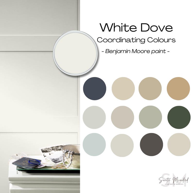 White Dove Benjamin Moore Coordinating Colours - Whole-house Colour ...