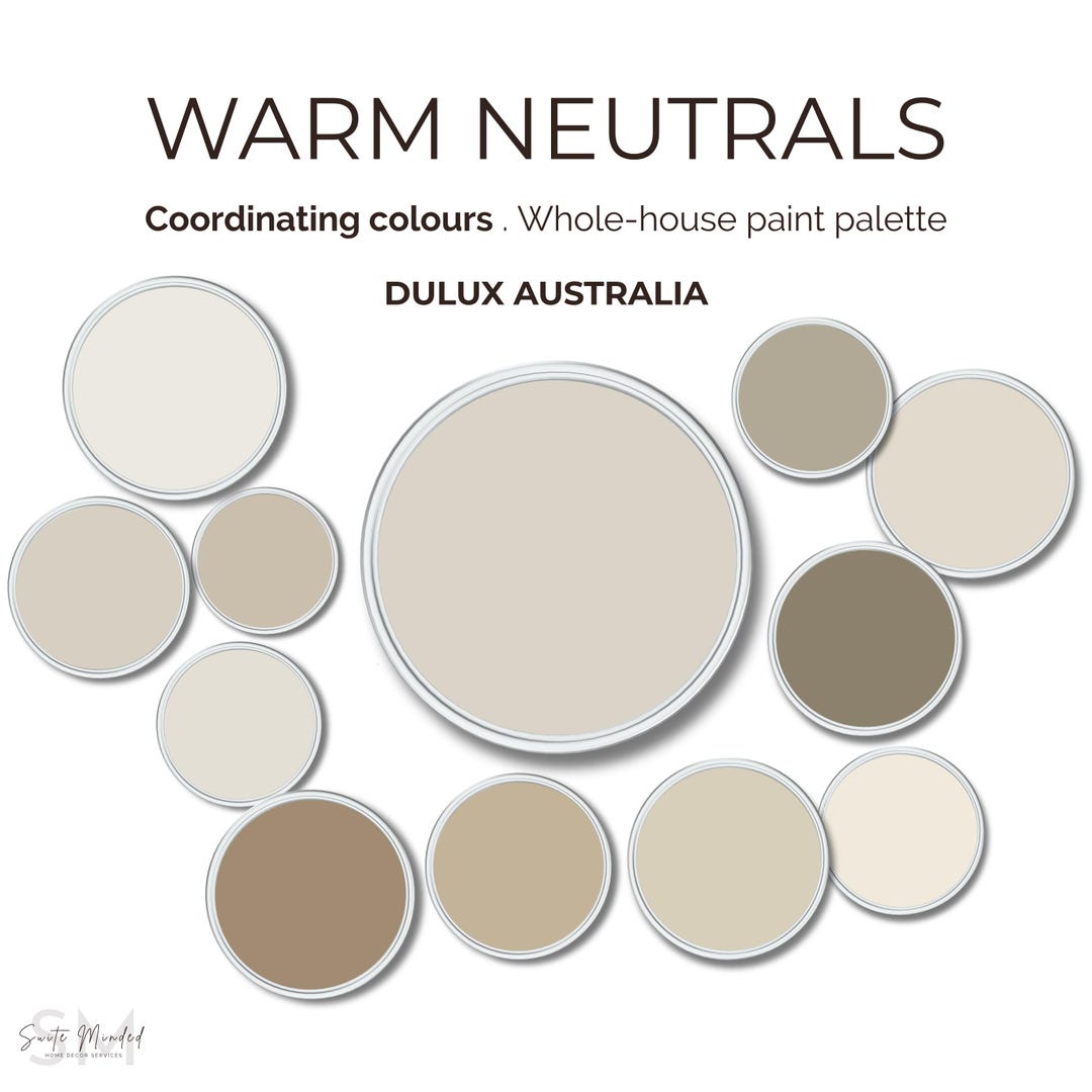 Warm Neutrals Dulux Australia Colour Palette – Whole House Colours ...