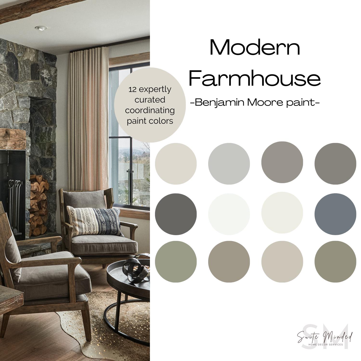 Modern Living Room Benjamin Moore Paint Colors