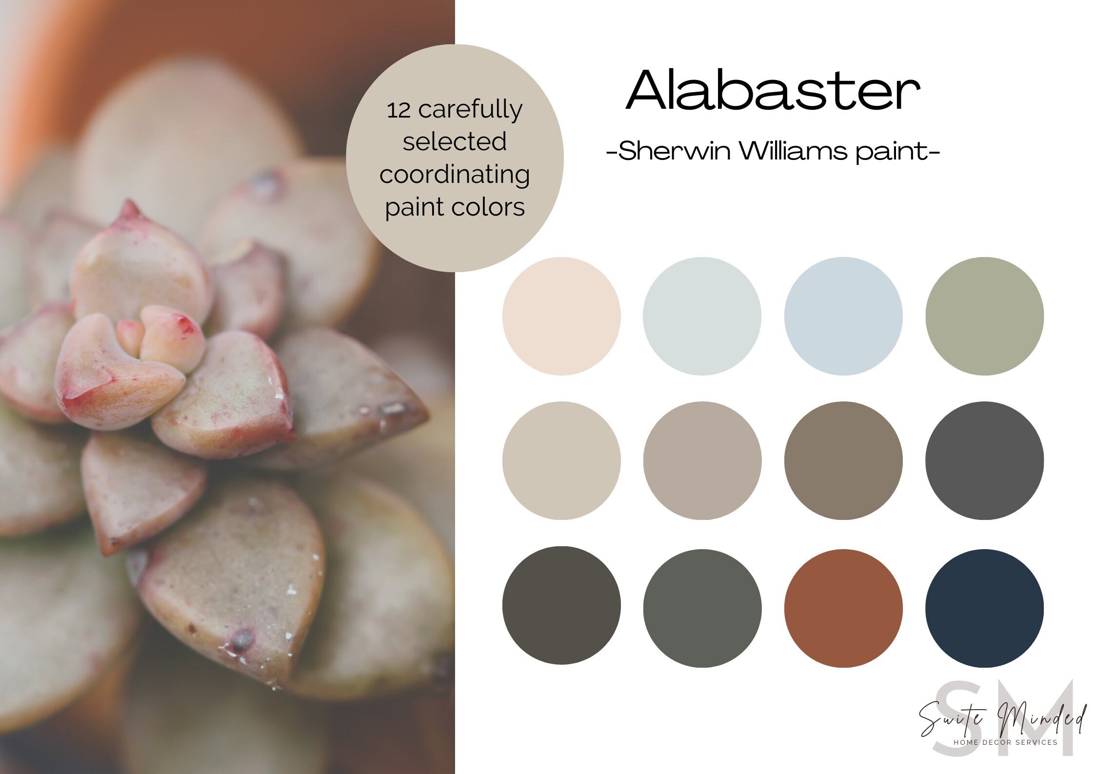 Alabaster Coordinating Colors Sherwin Williams Whole House Paint ...