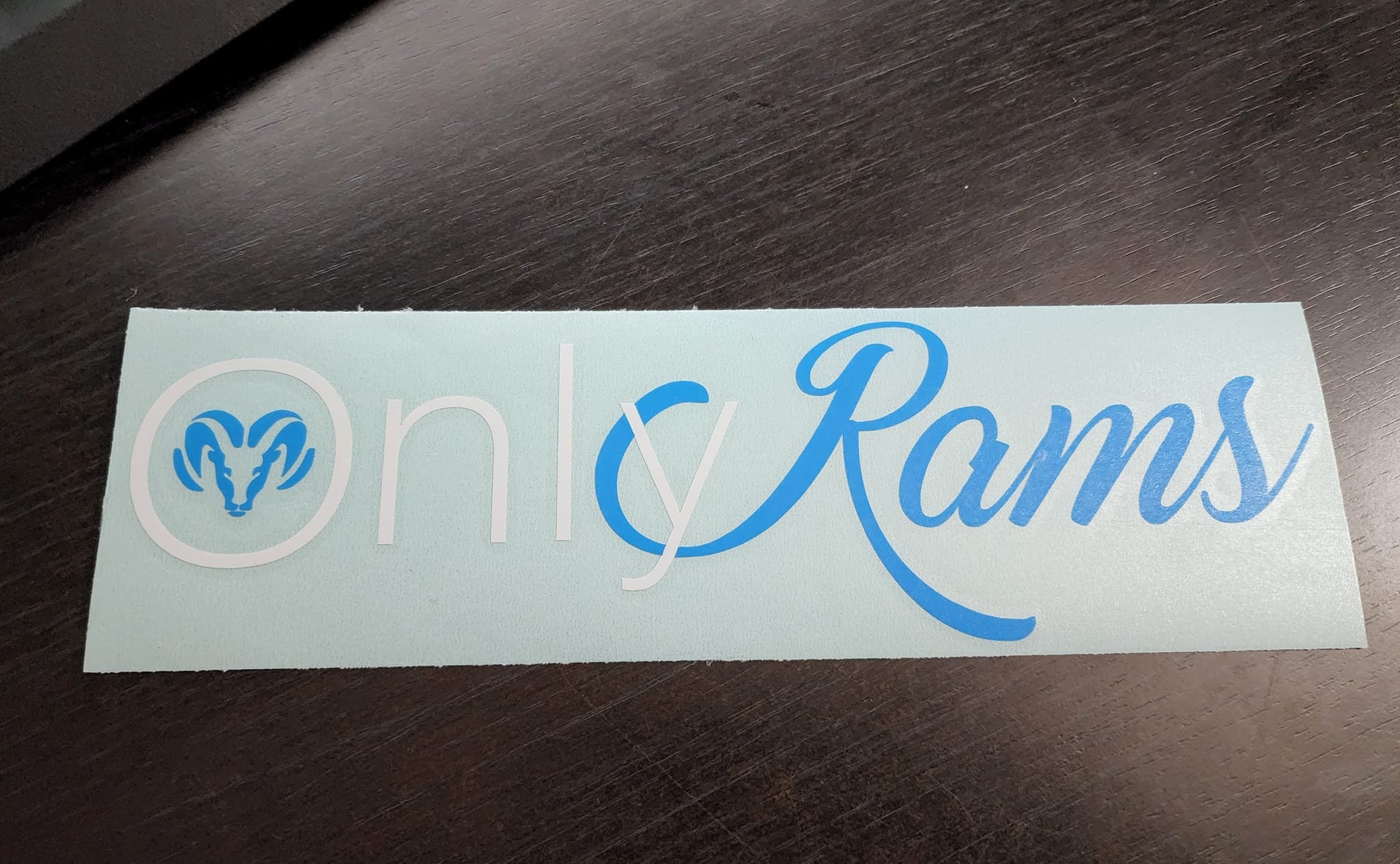 Only Rams Decal - Etsy