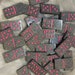 Pink Dotted Glitter Dominoes - Etsy