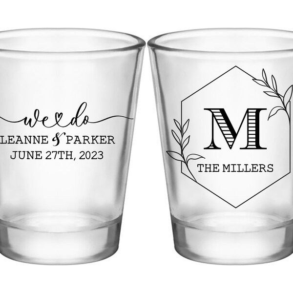Wedding Shot Glasses Etsy