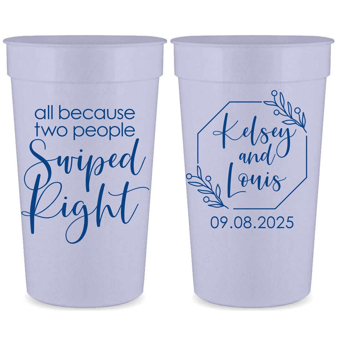 Wedding Cups Tinder Wedding Favors for Guests in Bulk Custom Wedding ...