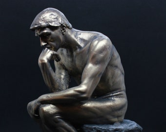Thinking Man Statue | Etsy