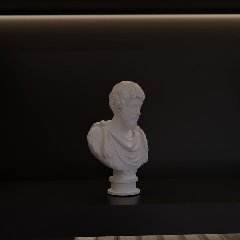 Marcus Aurelius 3D Printed STL File for Home Decor and Collectors, 3D ...