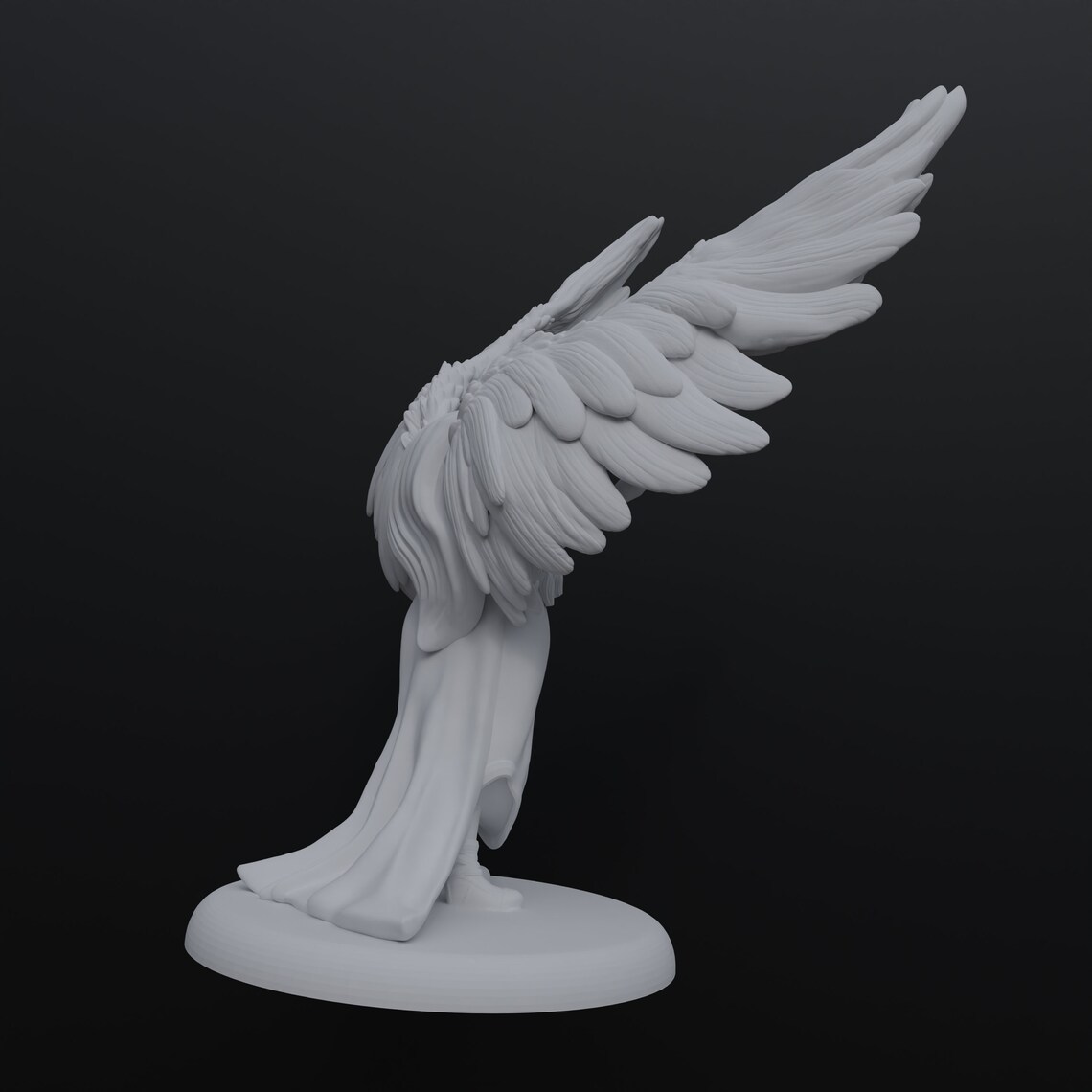 Angelic Cleric File Stl 3D Model for CNC and 3d Printer - Etsy