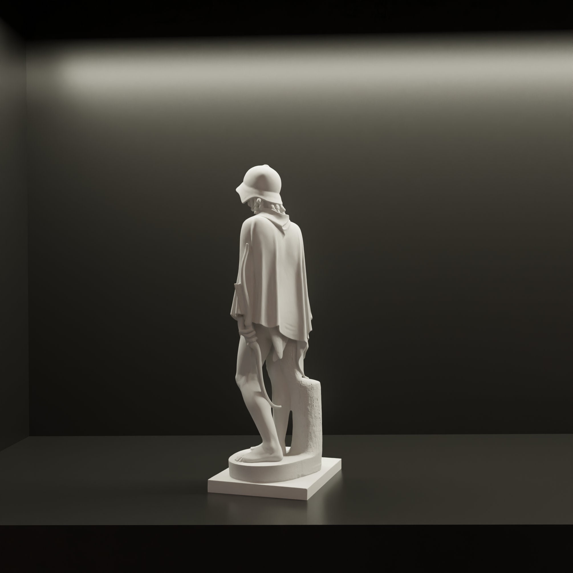 Digital 3D Model of Cupid Disguised as A Shepherd Boy Statue in STL ...