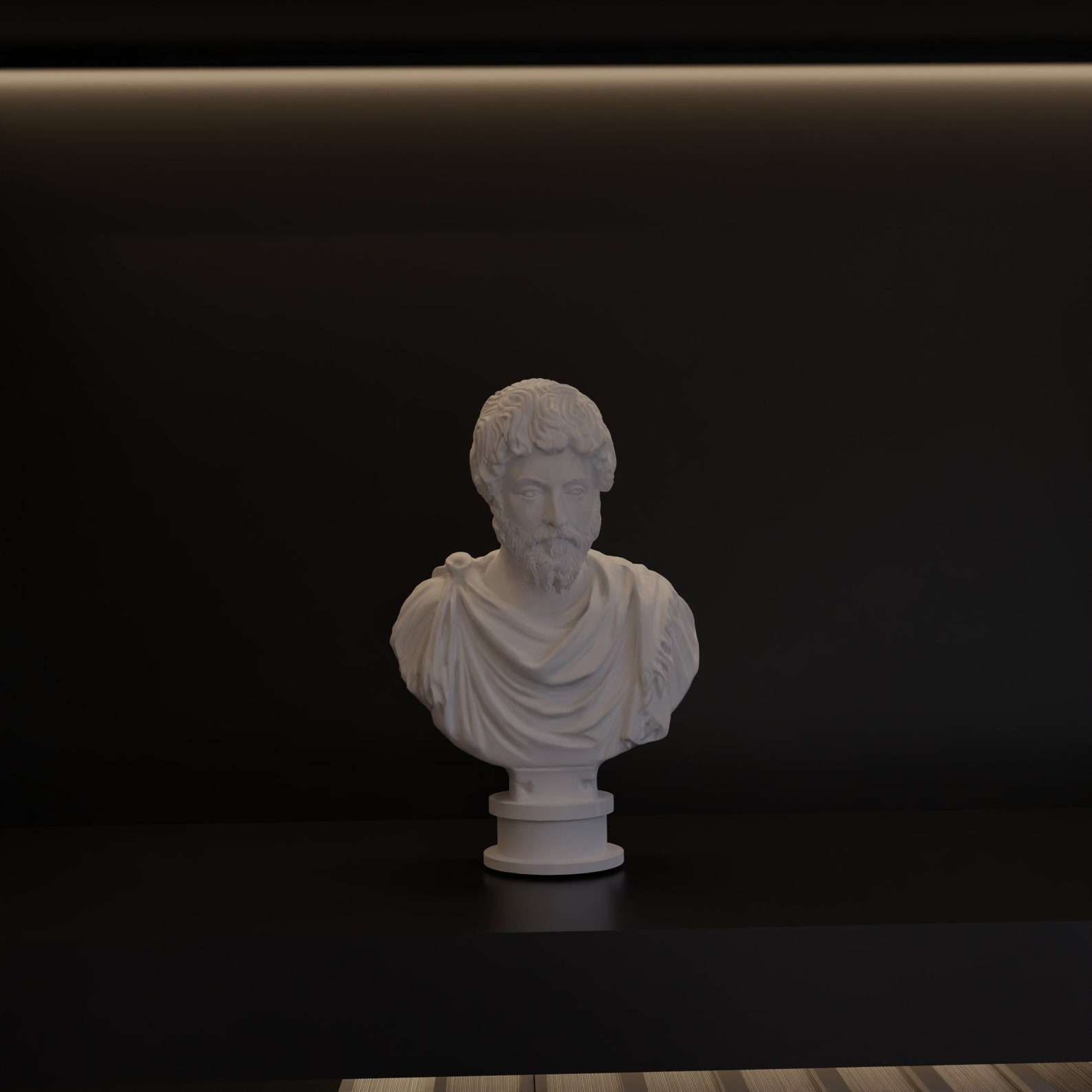 Marcus Aurelius 3D Printed STL File for Home Decor and Collectors, 3D ...