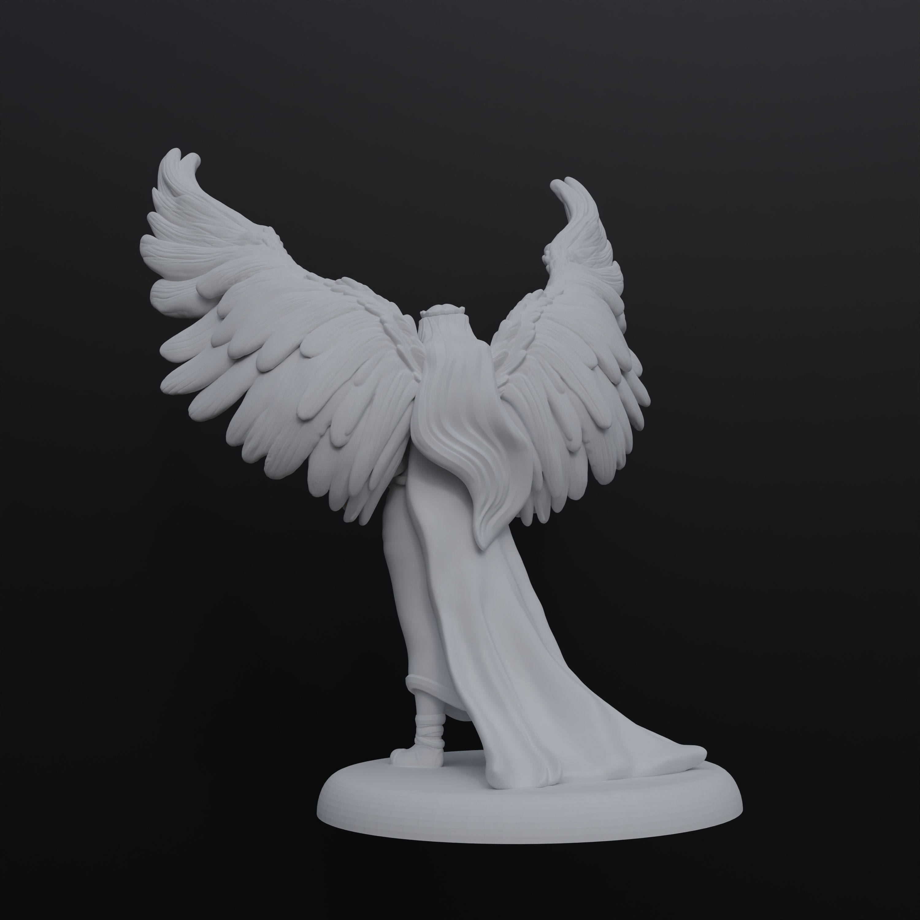 Angelic Cleric File Stl 3D Model for CNC and 3d Printer - Etsy