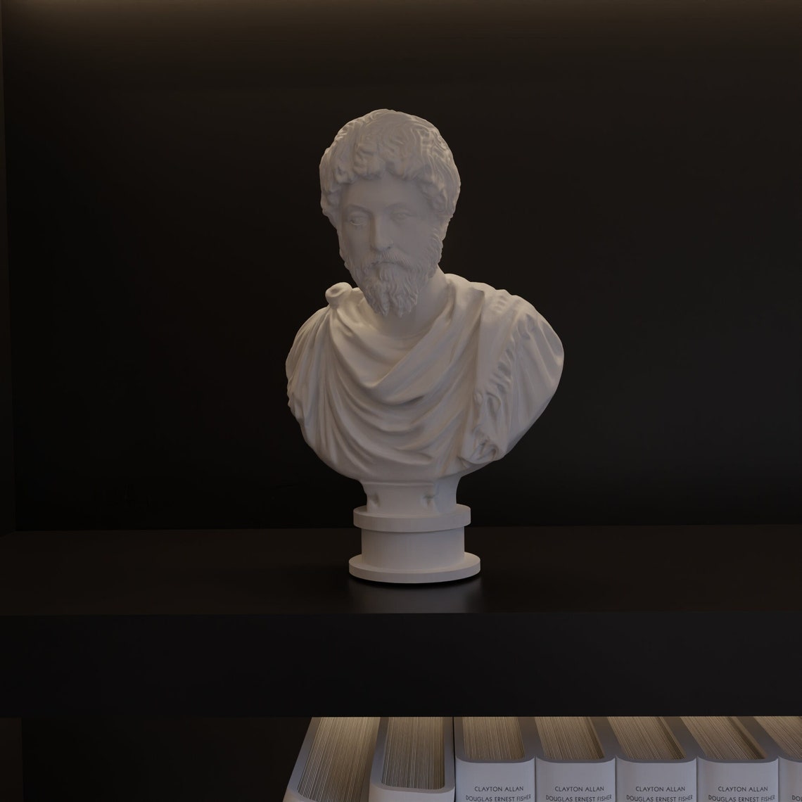 Marcus Aurelius 3D Printed STL File for Home Decor and Collectors, 3D ...