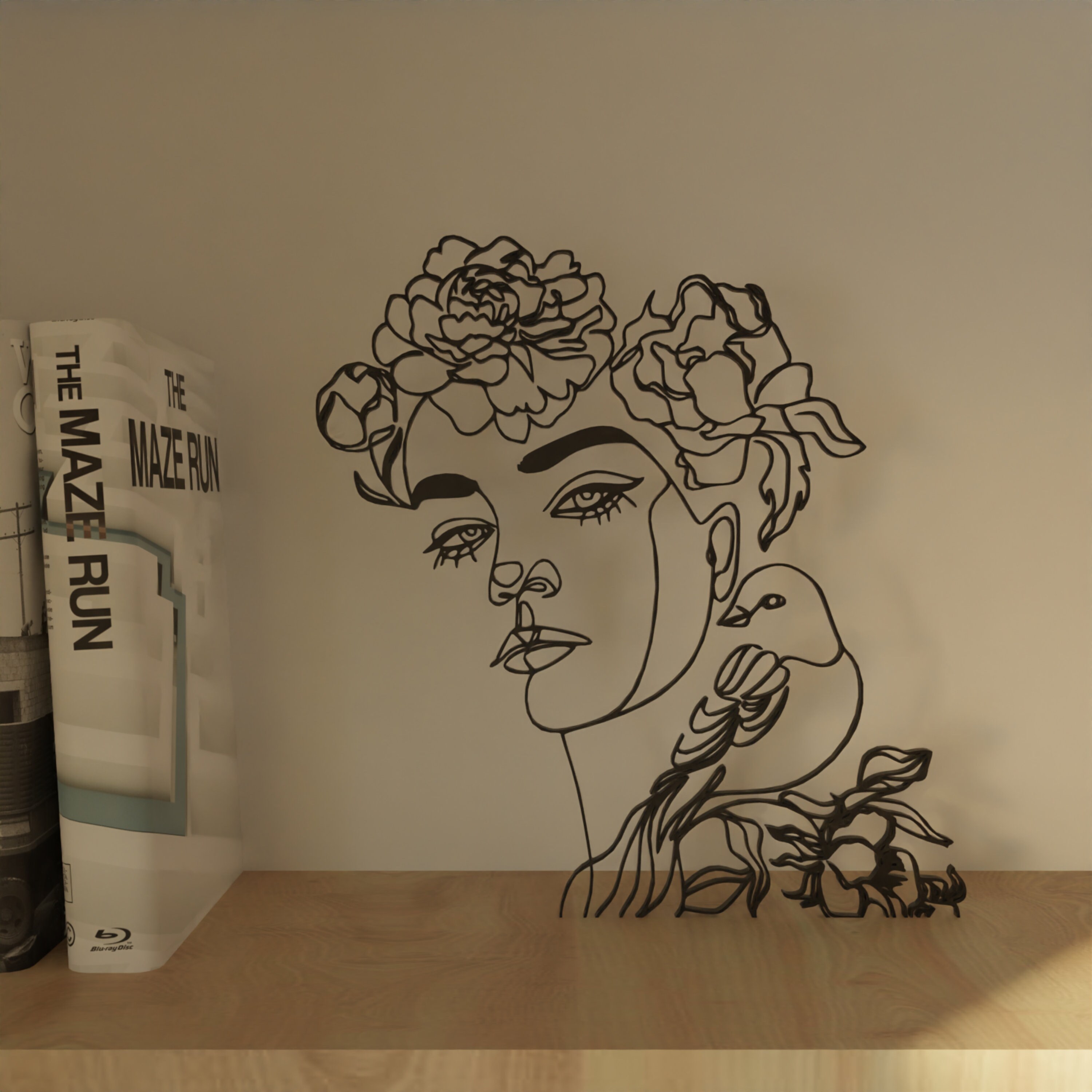 Elegant Minimalist 3D Printable Female Figure Design Perfect for Decor ...