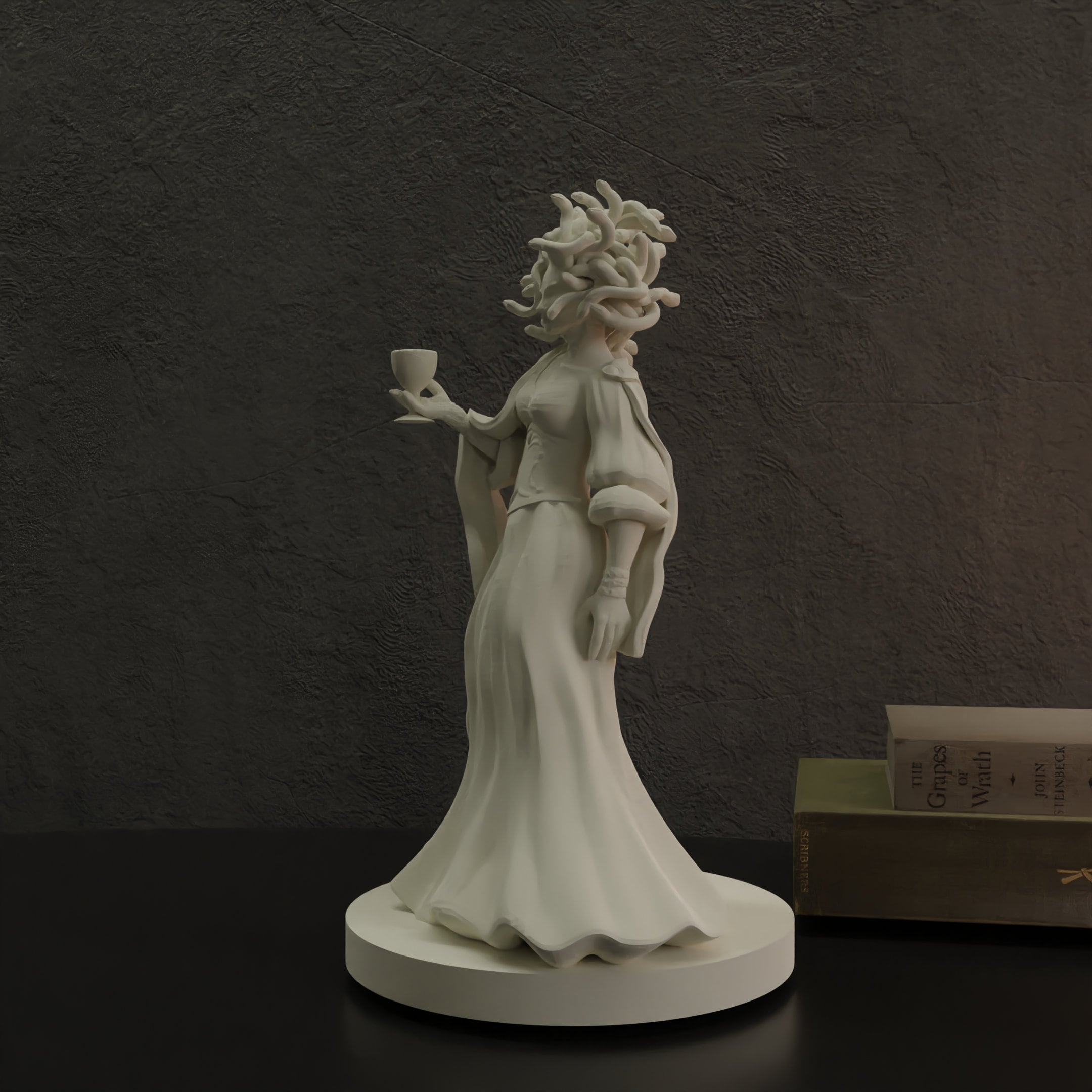 Medusa File Stl 3D Model for CNC and 3d Printer, Detailed 3D Model of ...