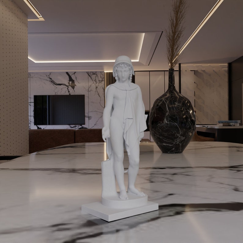 Digital 3D Model of Cupid Disguised as A Shepherd Boy Statue in STL ...