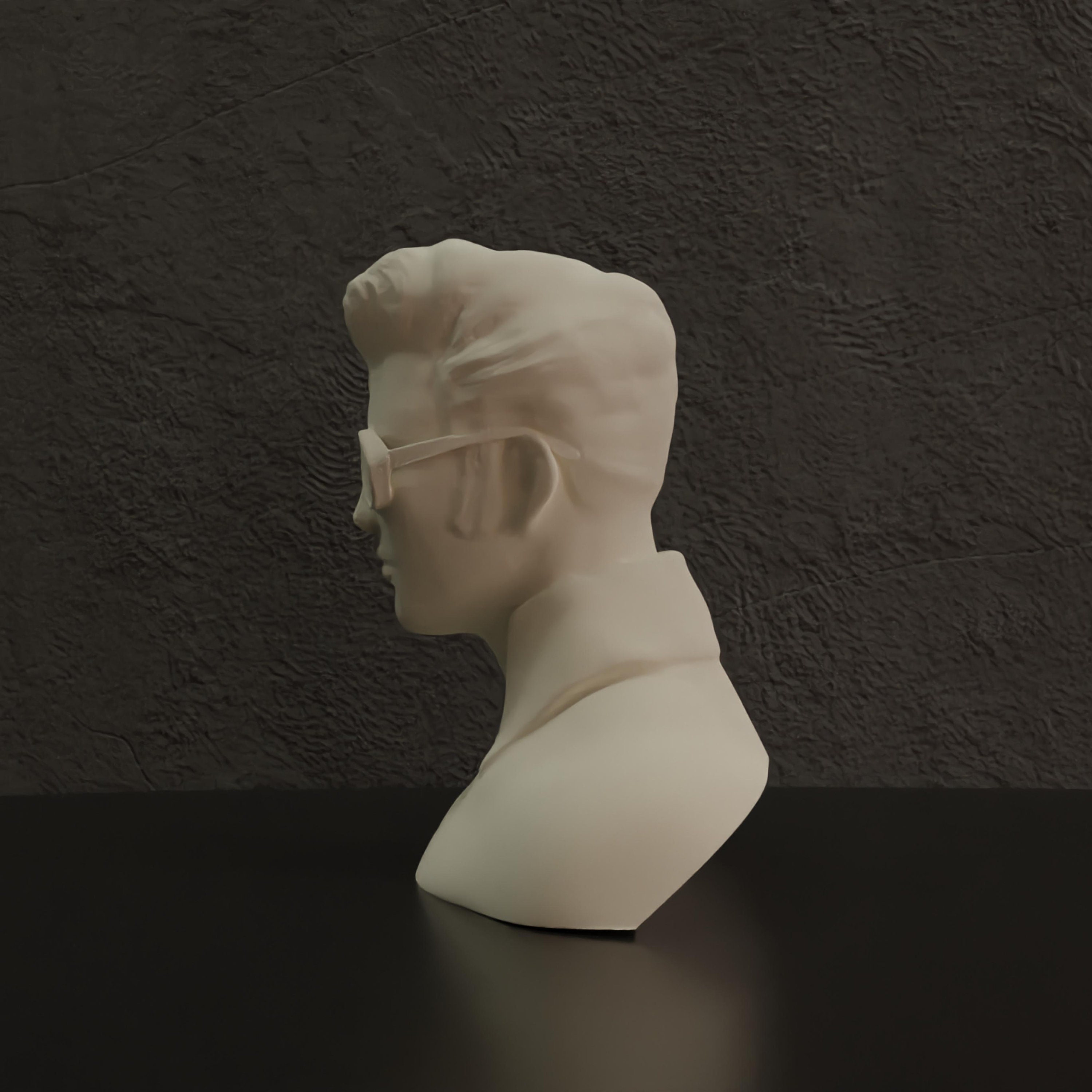 Iconic Digital STL File of Elvis Presley Sculpture Immersive 3D Print ...