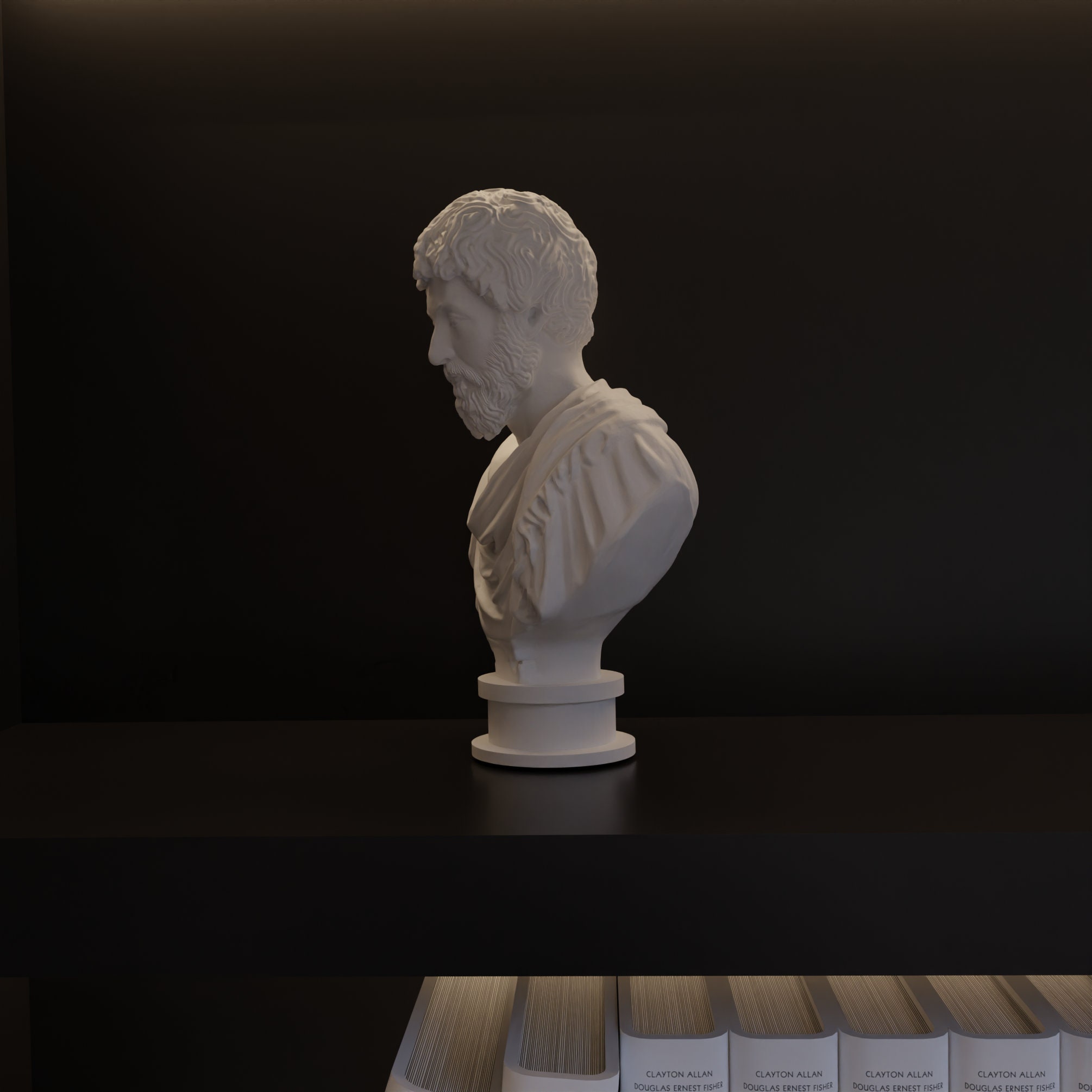 Marcus Aurelius 3d Printed Stl File For Home Decor And Collectors 3d