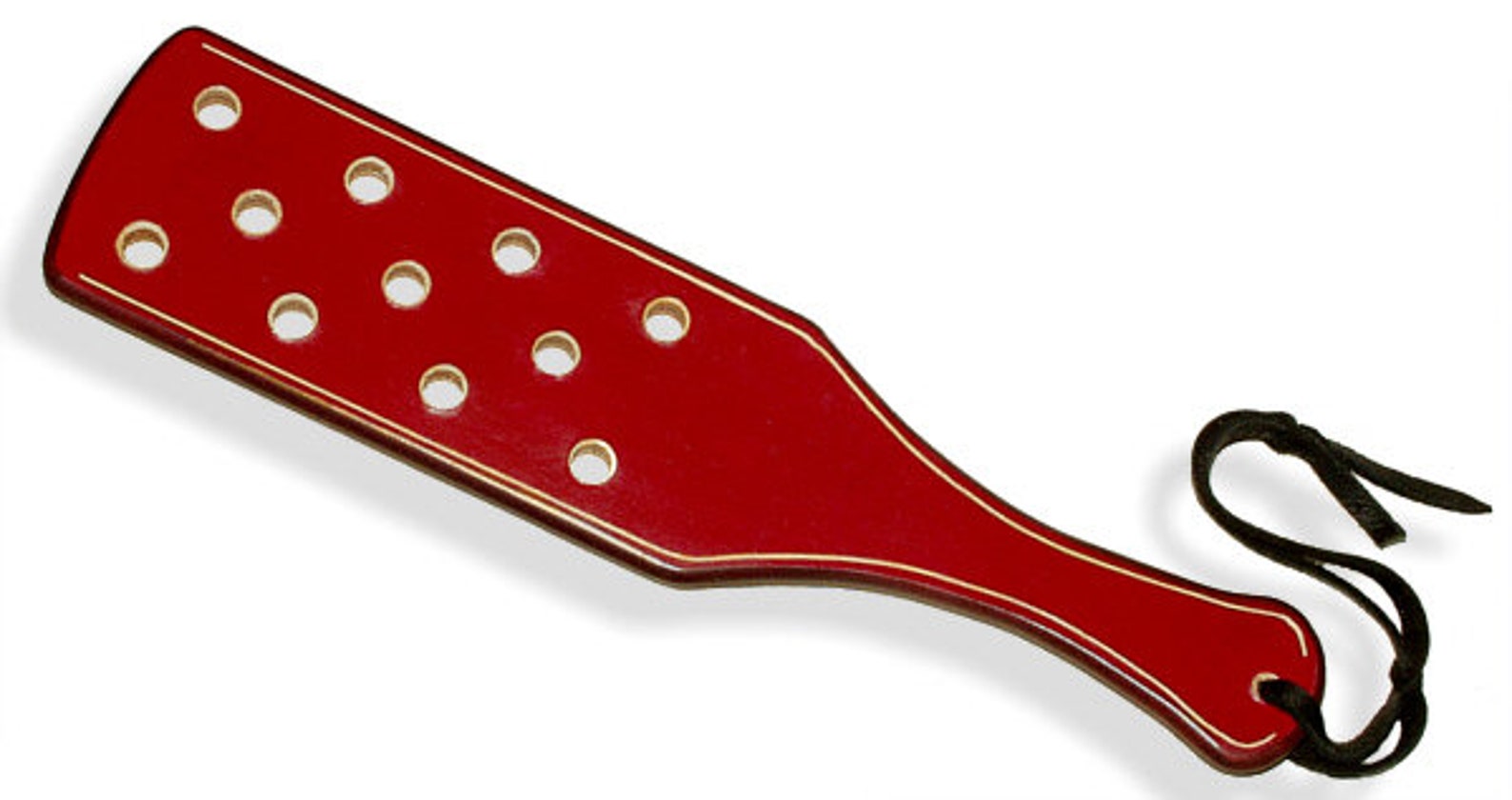 The Holey Paddle ... Heavy Leather Laminated Punishment Paddle - Etsy
