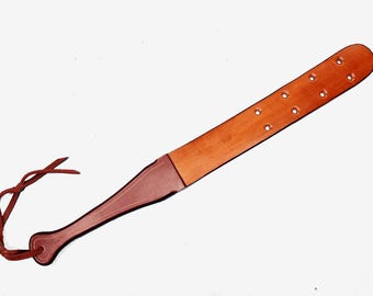 Prison Strap Leather Spanking Paddle Thick Leather Strap BDSM Paddle ...