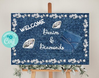 Denim and Diamonds - Etsy