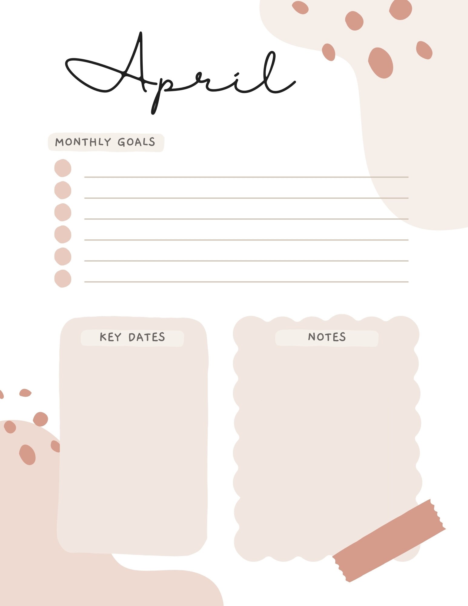 2024 Printable Planner Monthly & Weekly - Etsy