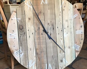 Barn Door Clock - Etsy