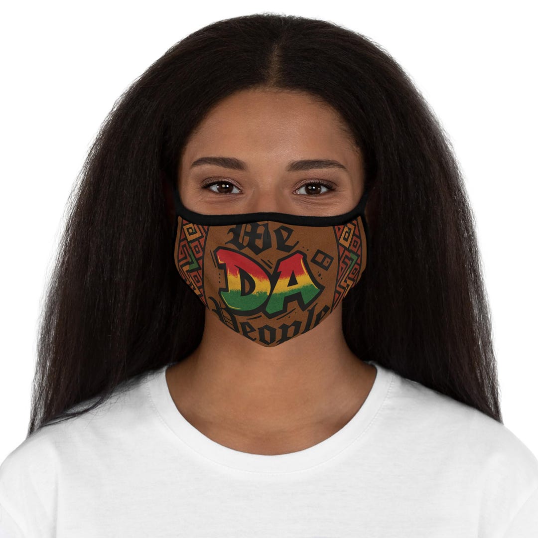 Afrocentric Face Mask: We DA People - Pan African Pride Wear - Etsy