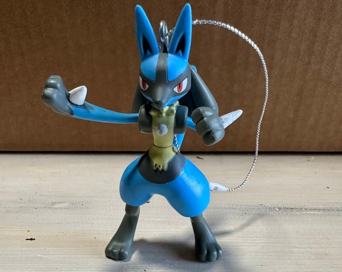 Pokémon Lucario Battle Pose 4" Tall Christmas Tree Ornament * Free Gift ...