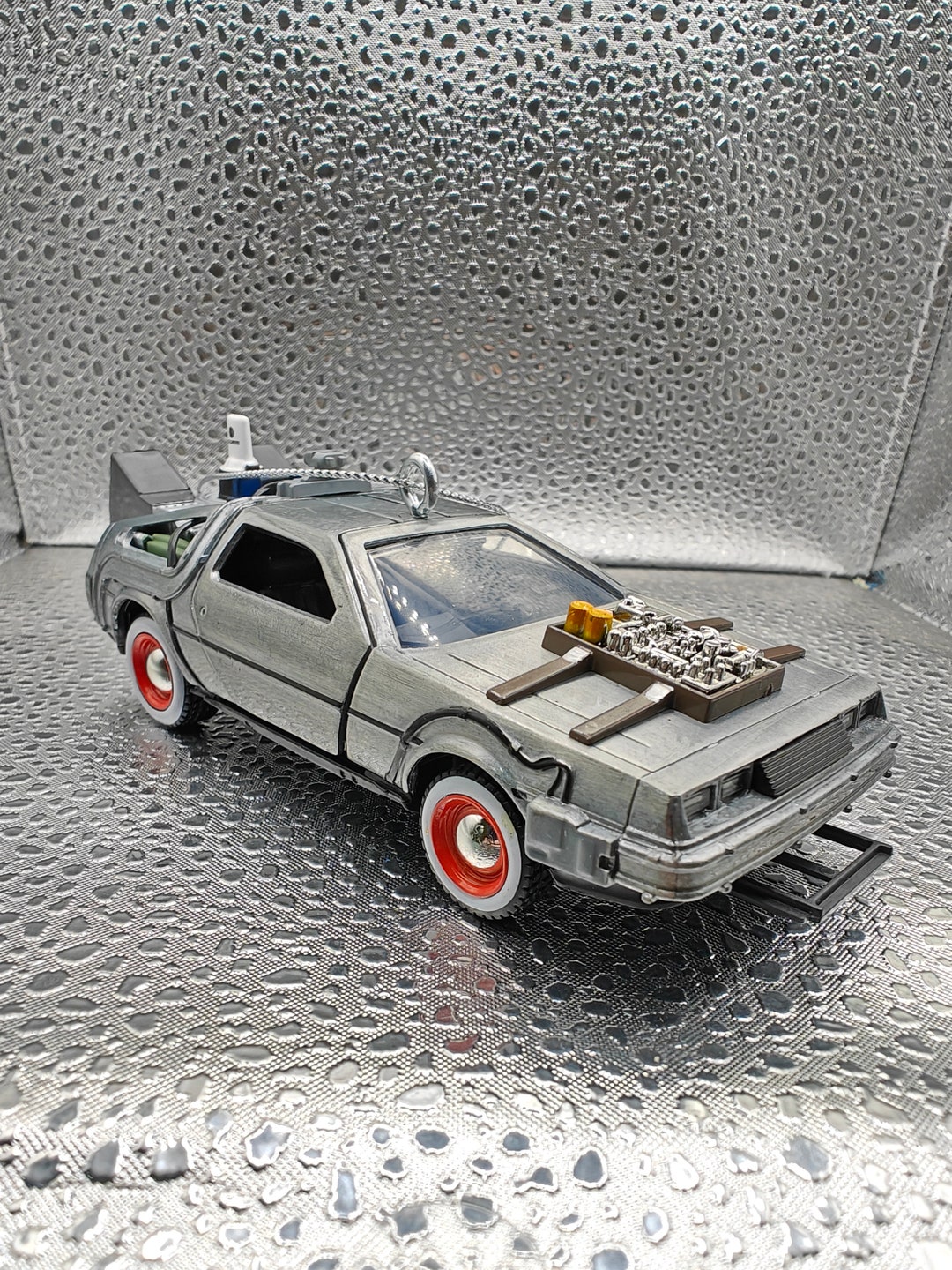 Back to the Future III Delorean Time Machine 5" BIG CAR Christmas Tree ...